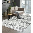 Beverly Rug Indoor Rug, Area Rugs for Living Room Cream Gray, 5'3x7'0 ...