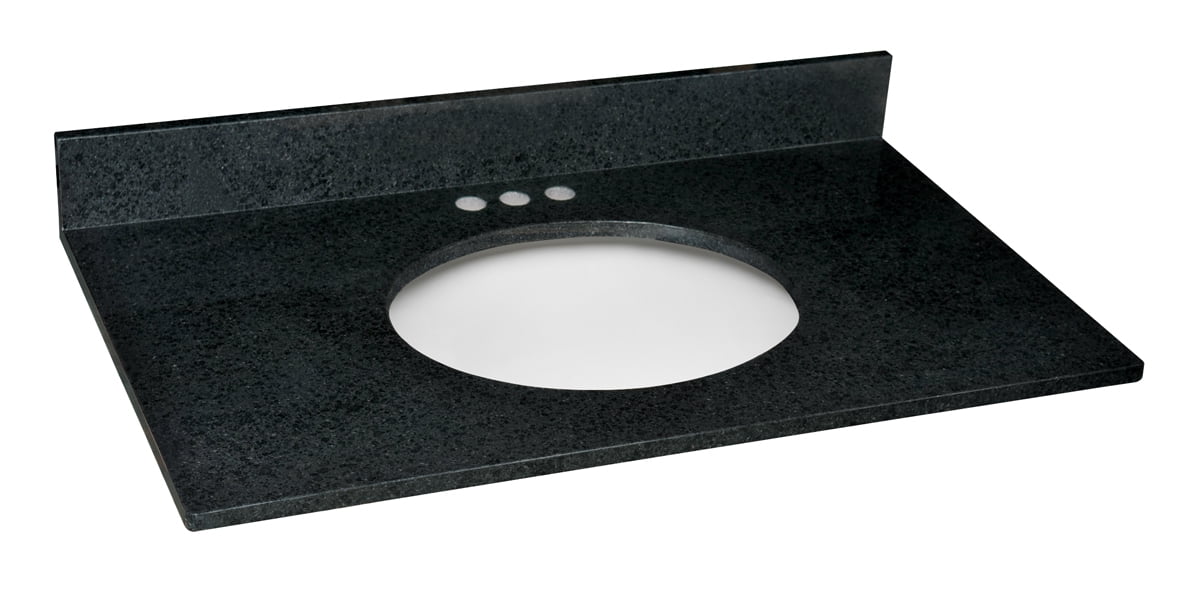 Design House 553263 Granite Vanity Top 37", Black Pearl - Walmart.com
