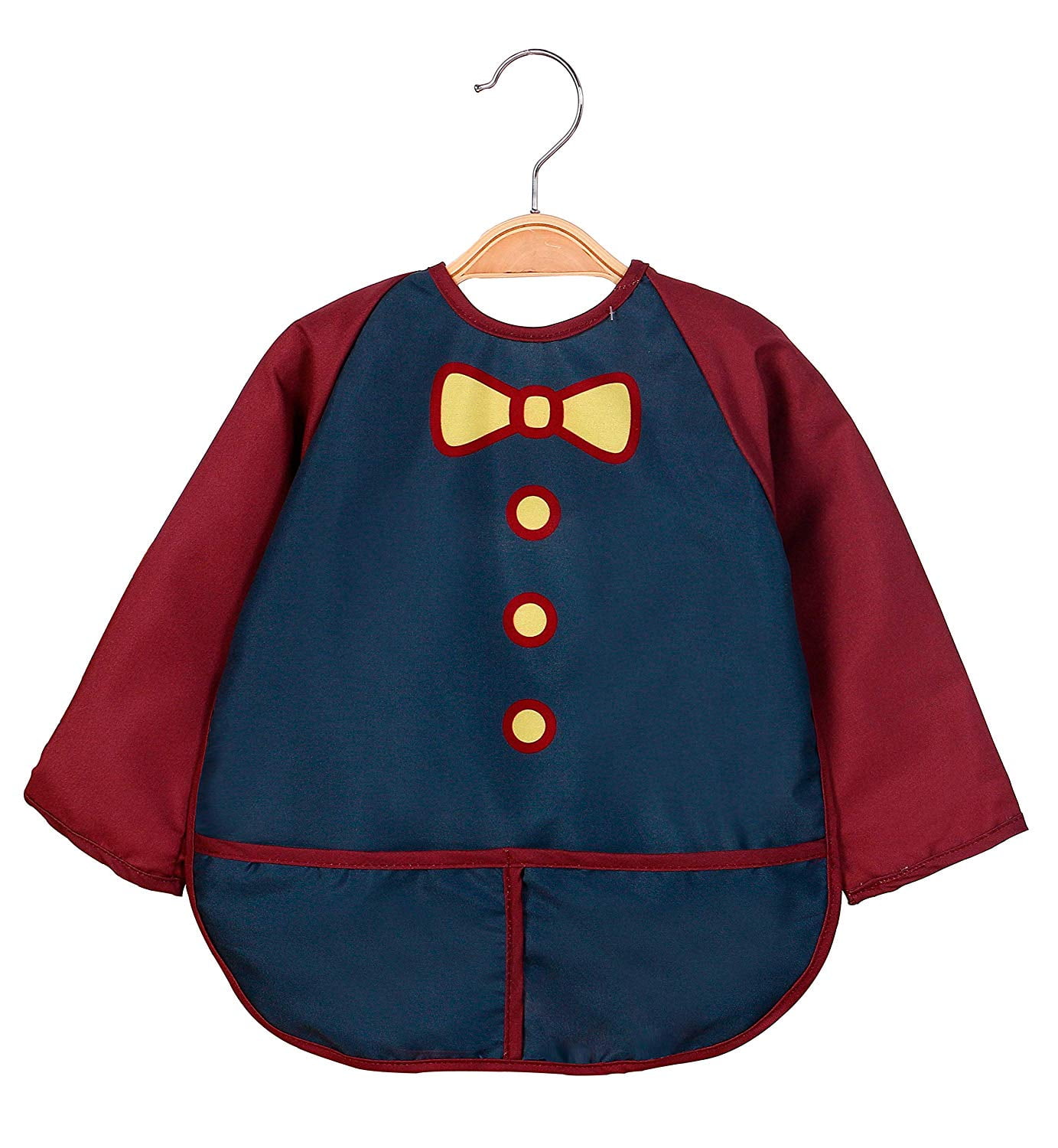 Abstract Kids Art Smock Apron - Tuxedo Long Sleeve Waterproof Bib for ...