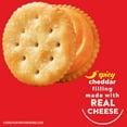 RITZ Spicy Cheddar Cheese Sandwich Crackers, Lunch Snacks, 8 Snack ...