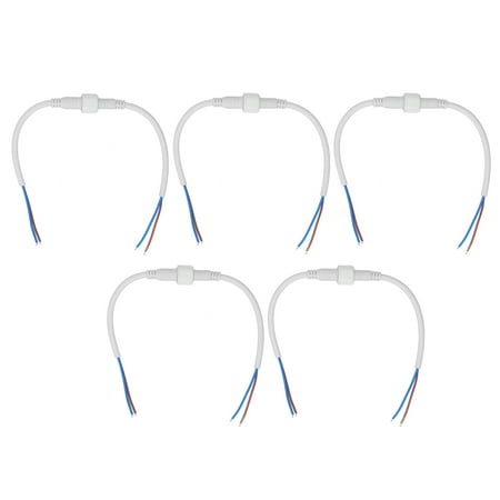 Fugacal 5 Sets 2 Pin Electrical Connector Waterproof Male And Female ...