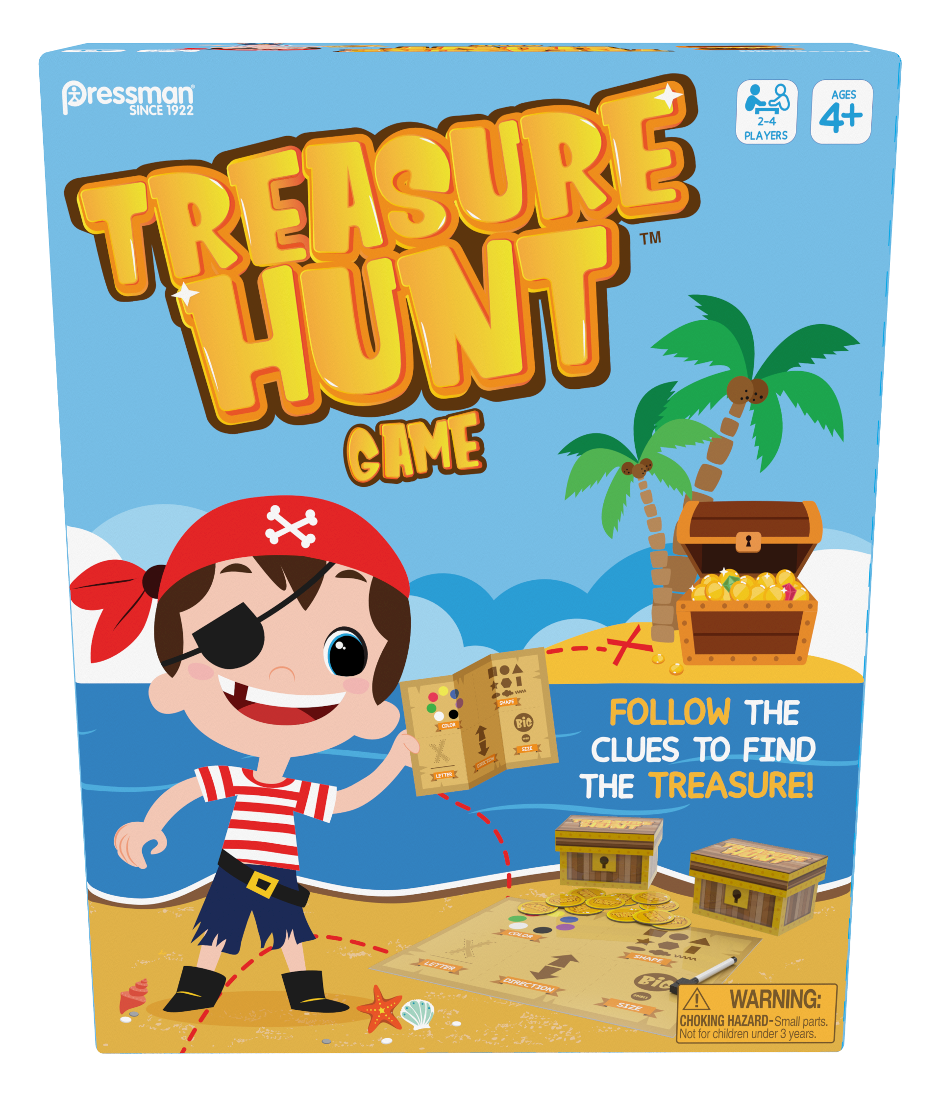 Pressman Treasure Hunt Game Follow The Clues To Find The Treasure 