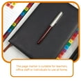 Alphabet Index Stickers File Tabs Flags for Binders Emblems Bookmarker ...