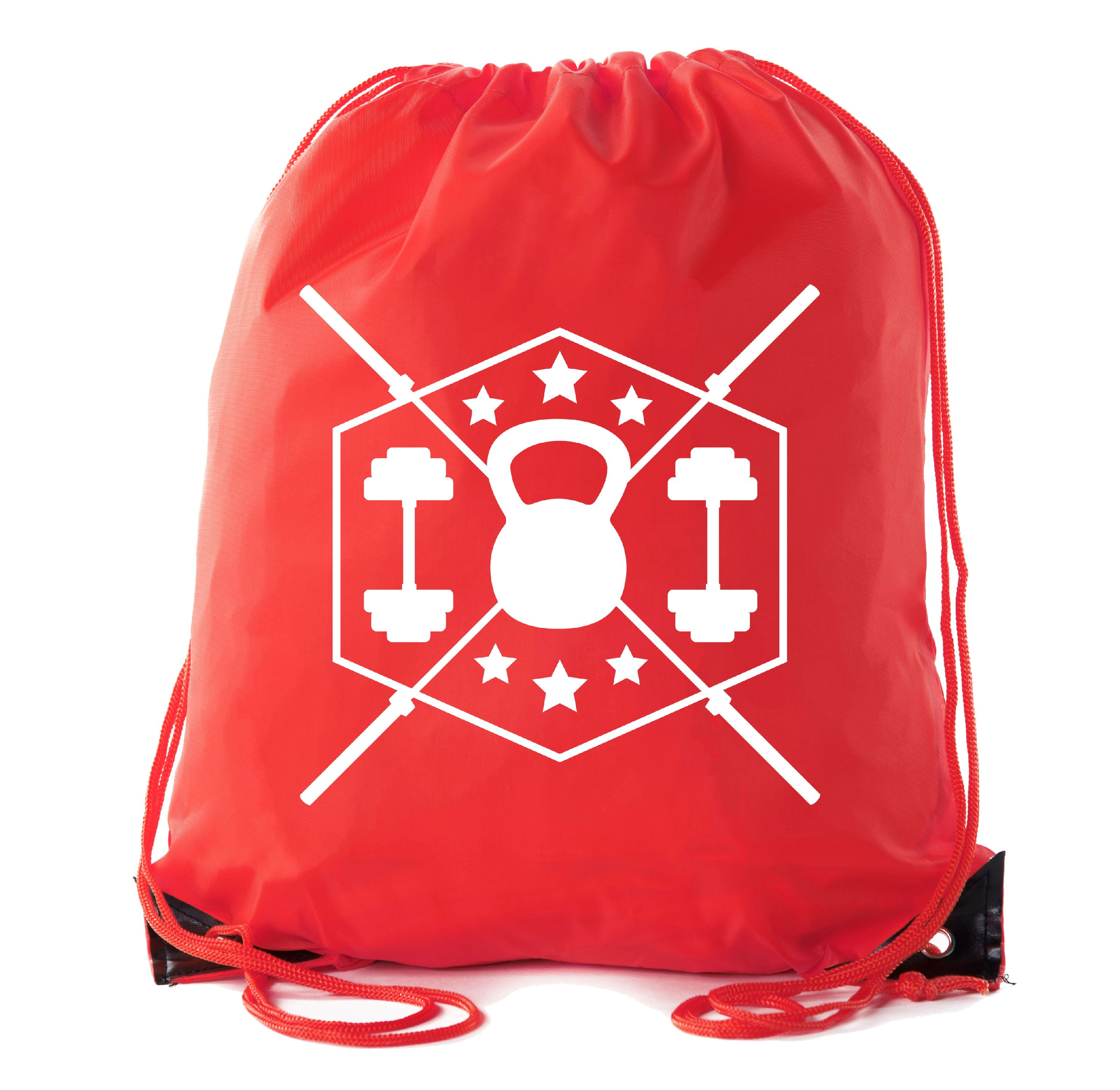 Inspirational Gym Quote Bags, Gym Drawstring Backpacks for Fitness ...