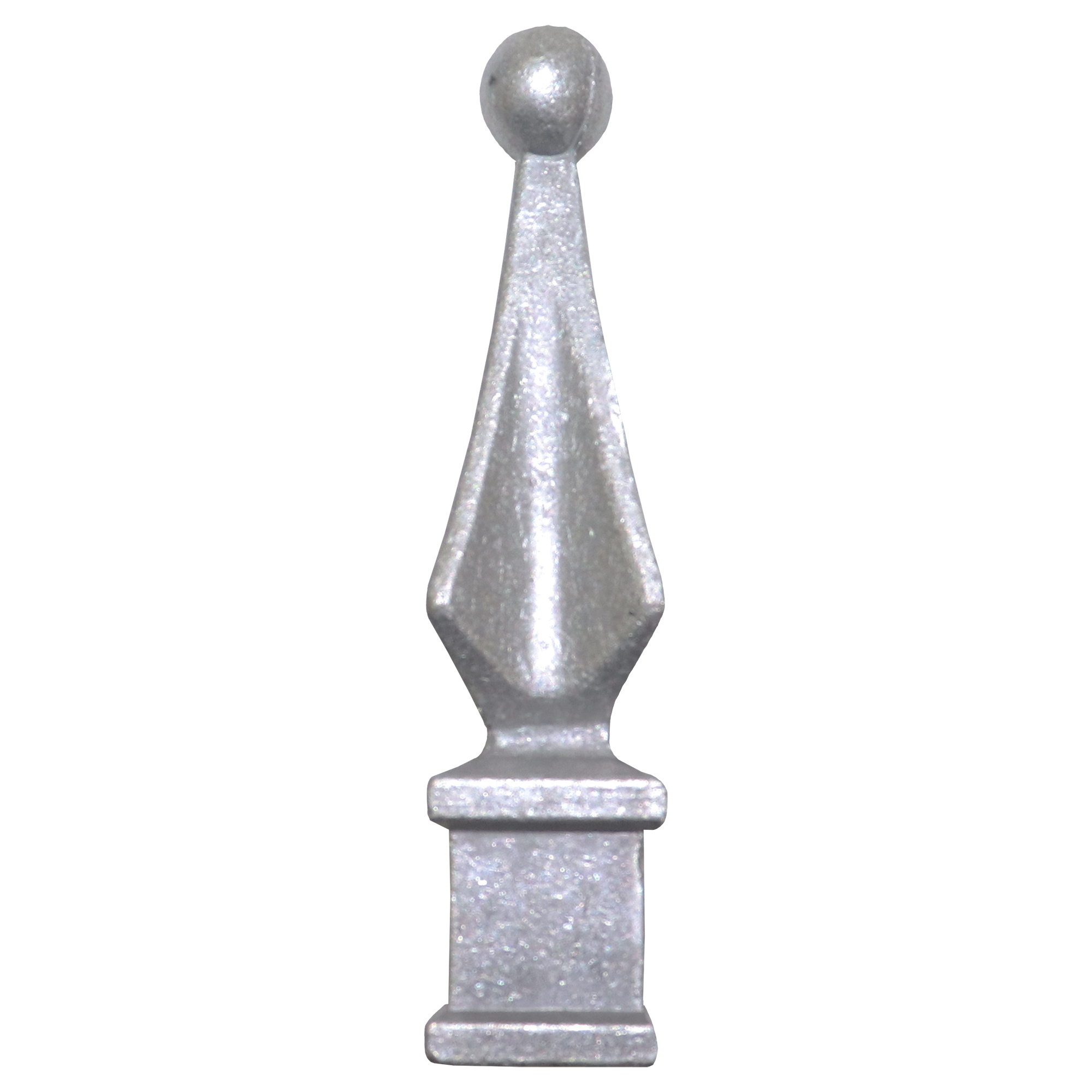 Fence Finials Aluminum Four Sided Spire Unpainted Finials 5/8" 25ct ...