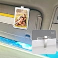 Shoreew Car Visor Photo Frame Clear Acrylic Photo Holder Clip-on Car ...