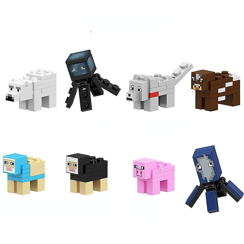 Click here for Siniker 8pcs Minecraft Series Assembled World Buil... prices
