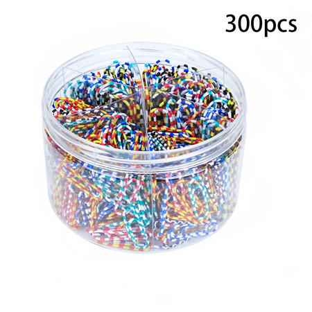 Yao Paper Clips Color Stripe, 300 Pack Large Paper Clips 2 Inch (50 mm ...