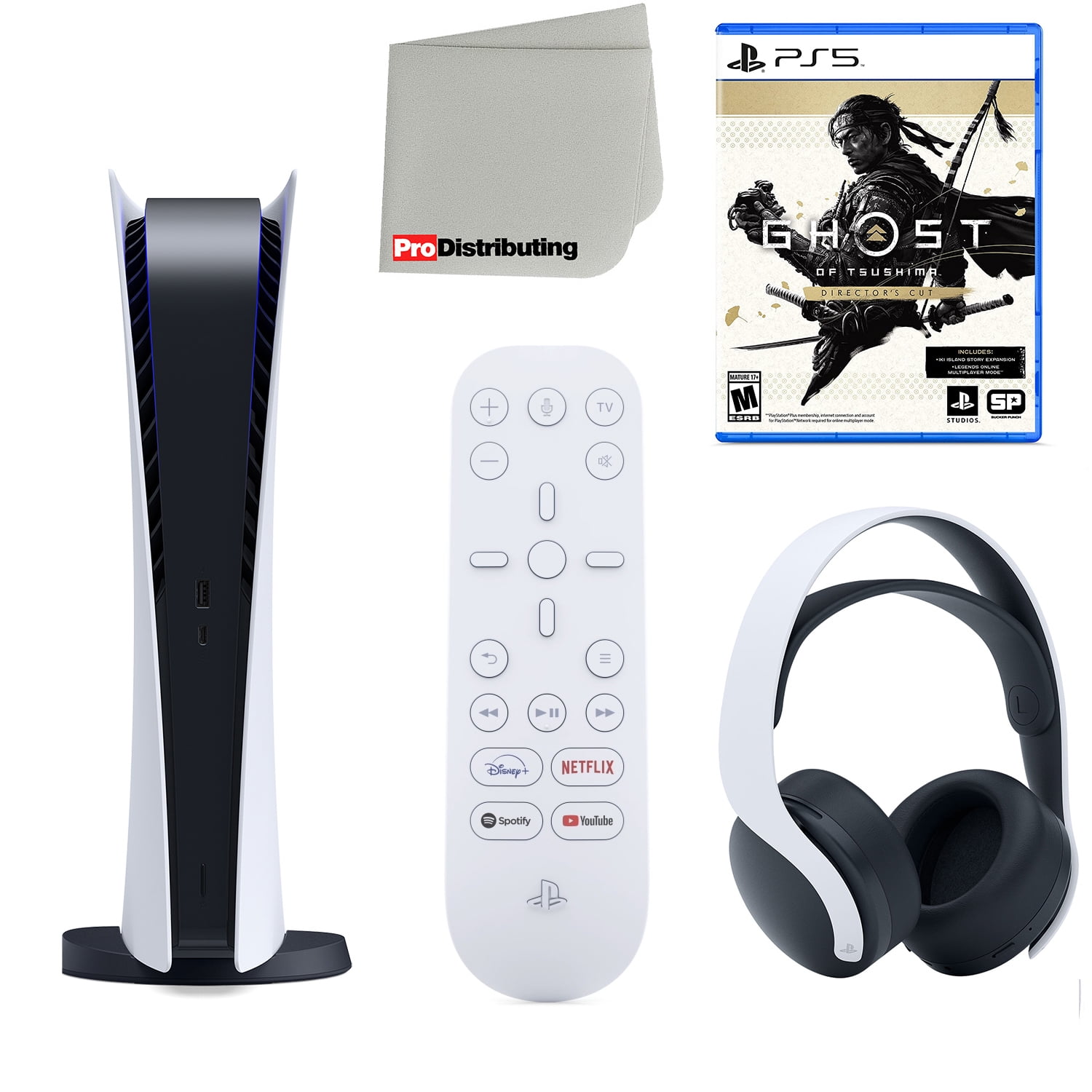 Buy Sony Playstation 5 Digital Version (Sony PS5 Digital) with Headset ...