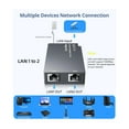 Starlink Gen 2 Ethernet Adapter – Dual RJ45 Ports with 1Gbps High-Speed ...