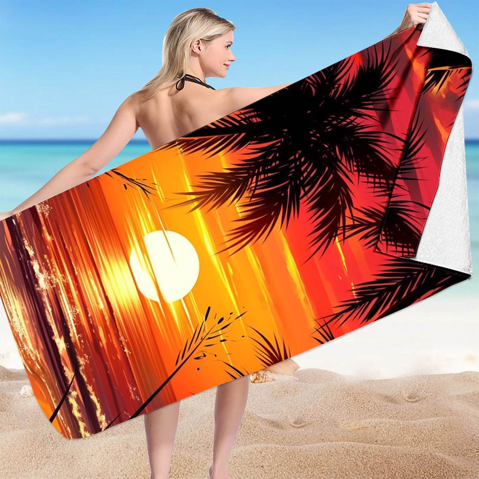 Click here for Cagogo Beach Towels Clearance Under $5! Hawaiian B... prices
