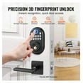 Fingerprint Door Lock, Keyless Entry Door Lock with Password & Key ...