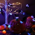 HEJULIK Halloween LED Bats Decoration PVC Bat Night Light 3D Glowing ...