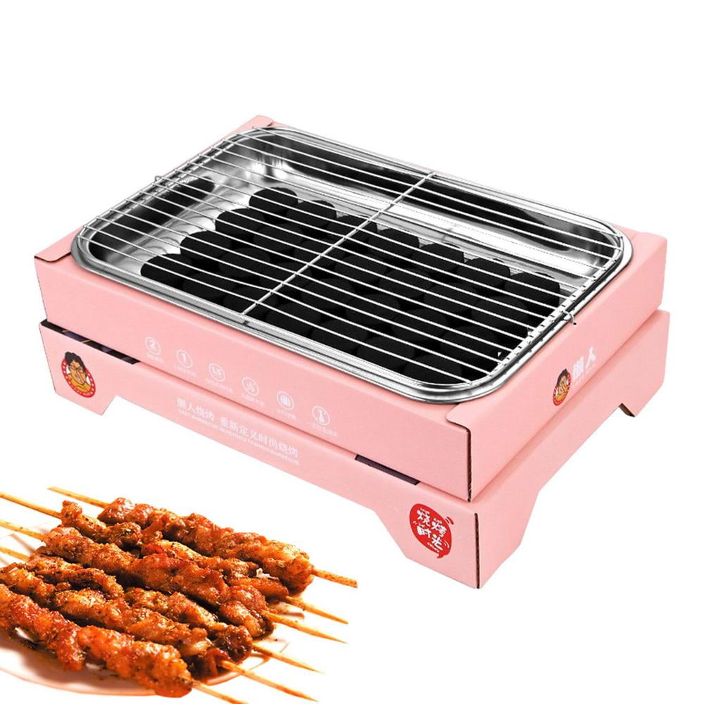Tohuu Mini Grill Disposables Charcoal Compact Charcoal Grills Camping ...
