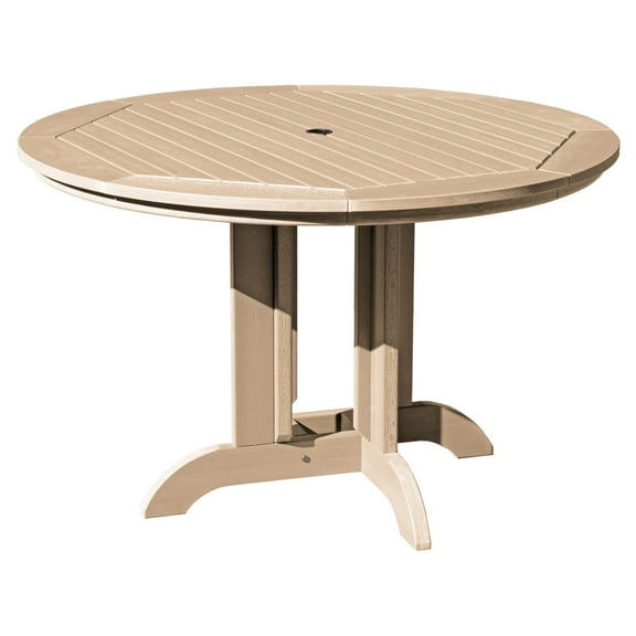 "Progressive Furniture Muse Kitchen Wooden 48"" Round Dining Table in ...