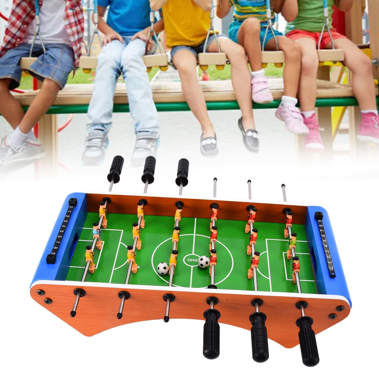 Family Playing Foosball