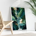 Affixzi Japanese Waterfall Hokusai Print, Ukiyo-e Japanese Waterfall ...