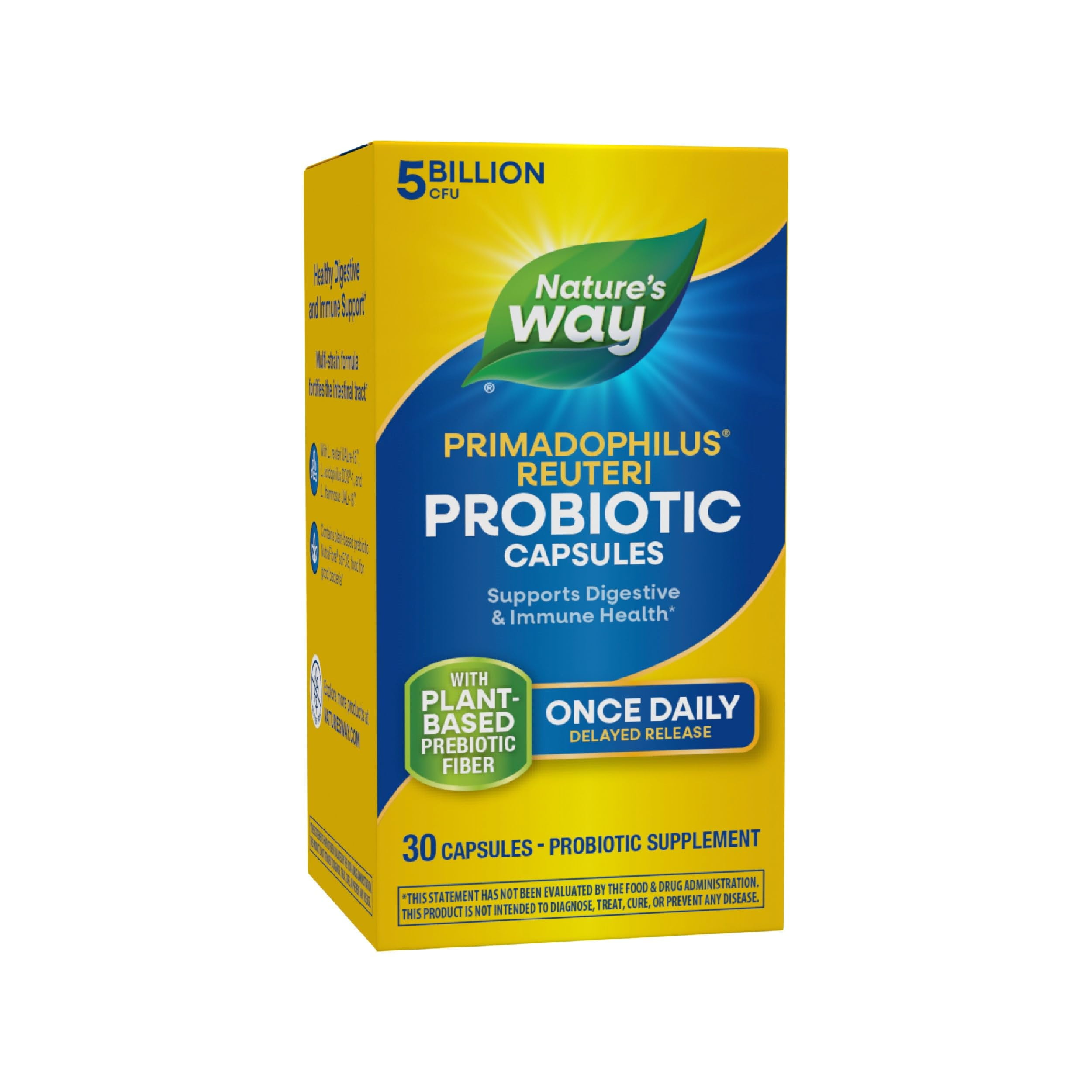 Probiótico Nature's Way Primadophilus Reuteri 5B 30 cápsulas | Bodega ...