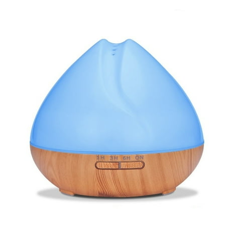 JOYWE Diffuseur d'huiles essentielles électrique 400 ml, 7 couleurs LED pour chambre, salon, spa ...