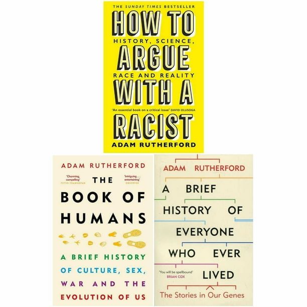 Adam Rutherford 3 Books Collection Set A Brief History Of Everyone Who