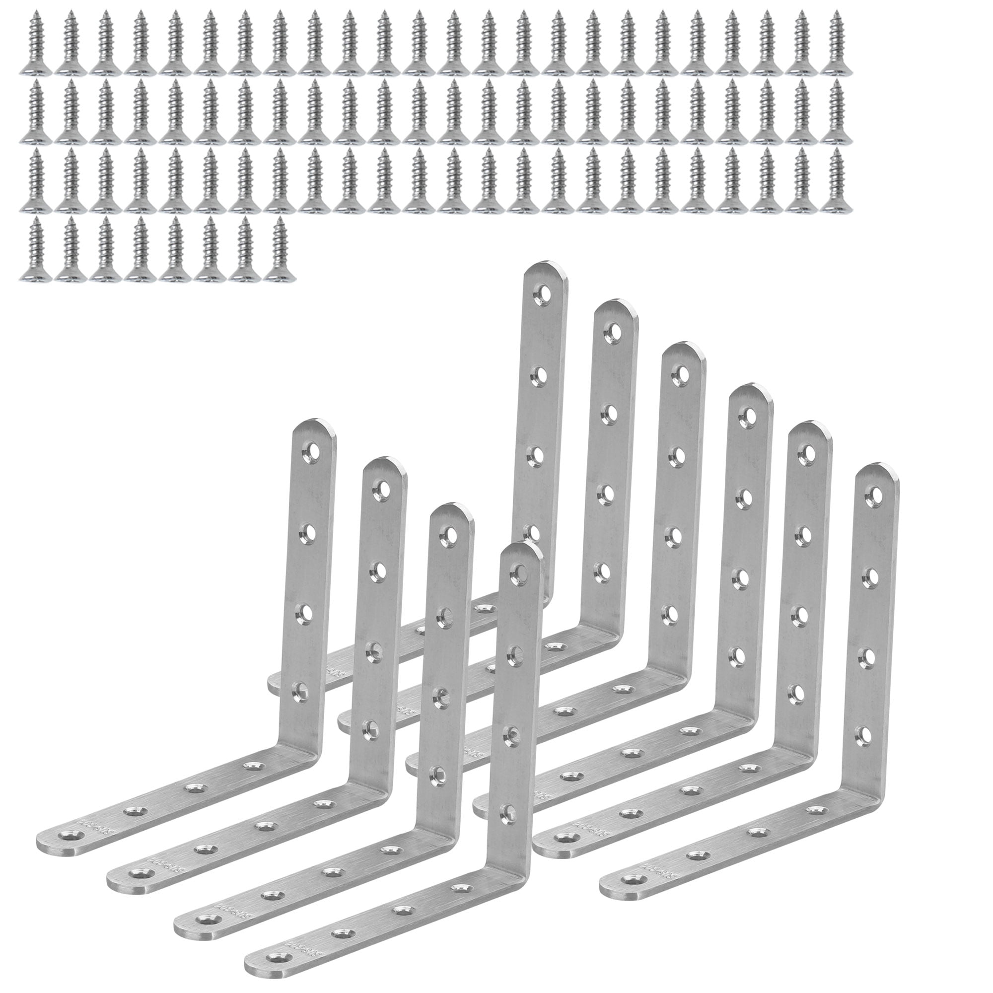 125 x 125mm Angle Bracket Stainless Steel L Shaped Angle Brackets ...