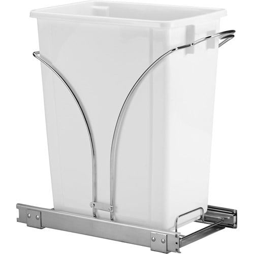 Glidez Household Essentials 9-Gallon Sliding Waste Can Storage Caddy ...