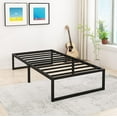 Lutown-Teen 16 inch Twin XL Sturdy Steel Mattress Bed Frame Base, Easy ...