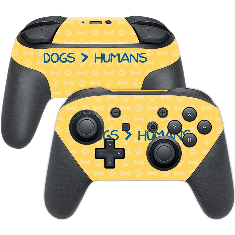 Skin Decal Wrap Compatible With Nintendo Switch Pro Controller Dogs ...
