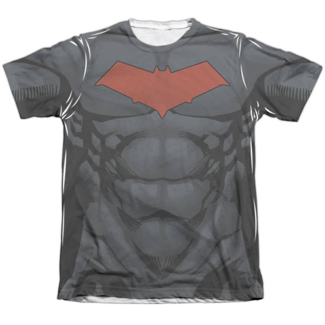 Batman- Red Hood Logo Costume Tee Apparel T-Shirt - Sublimation ...