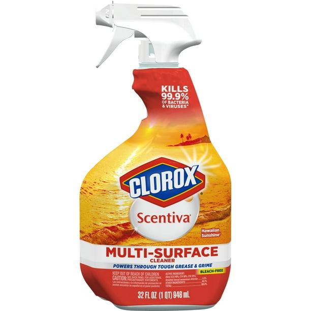 Clorox Scentiva Multi Surface Cleaner, Spray Bottle, Bleach Free ...