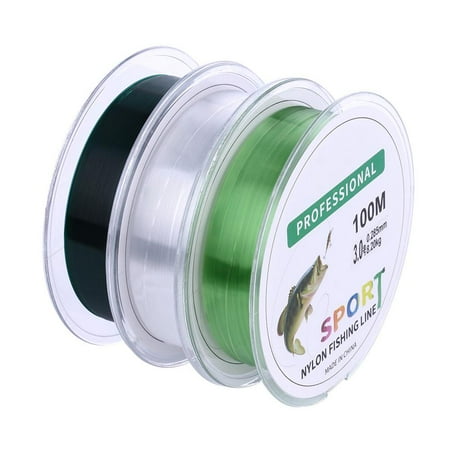 100m Nylon Fishing Line Super Strong Fishline for Bass Carp Fishing ...