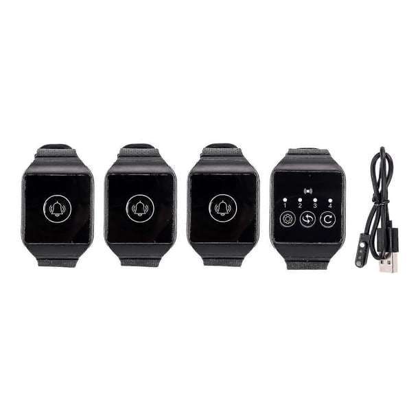 Wireless Wrist Pager Multipurpose Ipx7 Waterproof 433.92mhz Watch Pager ...
