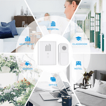 GE Wireless Doorbell Kit, 2 Chime Melodies, 1 Receiver, 1 Push Buttons ...