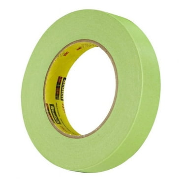 3M 26334 Scotch 233+ Green Automotive Masking Tape, 3/4" x 55m, 1 Pack ...