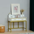 Ktaxon Vanity Table with Lighted Mirror, Makeup Vanity Dressing Table ...