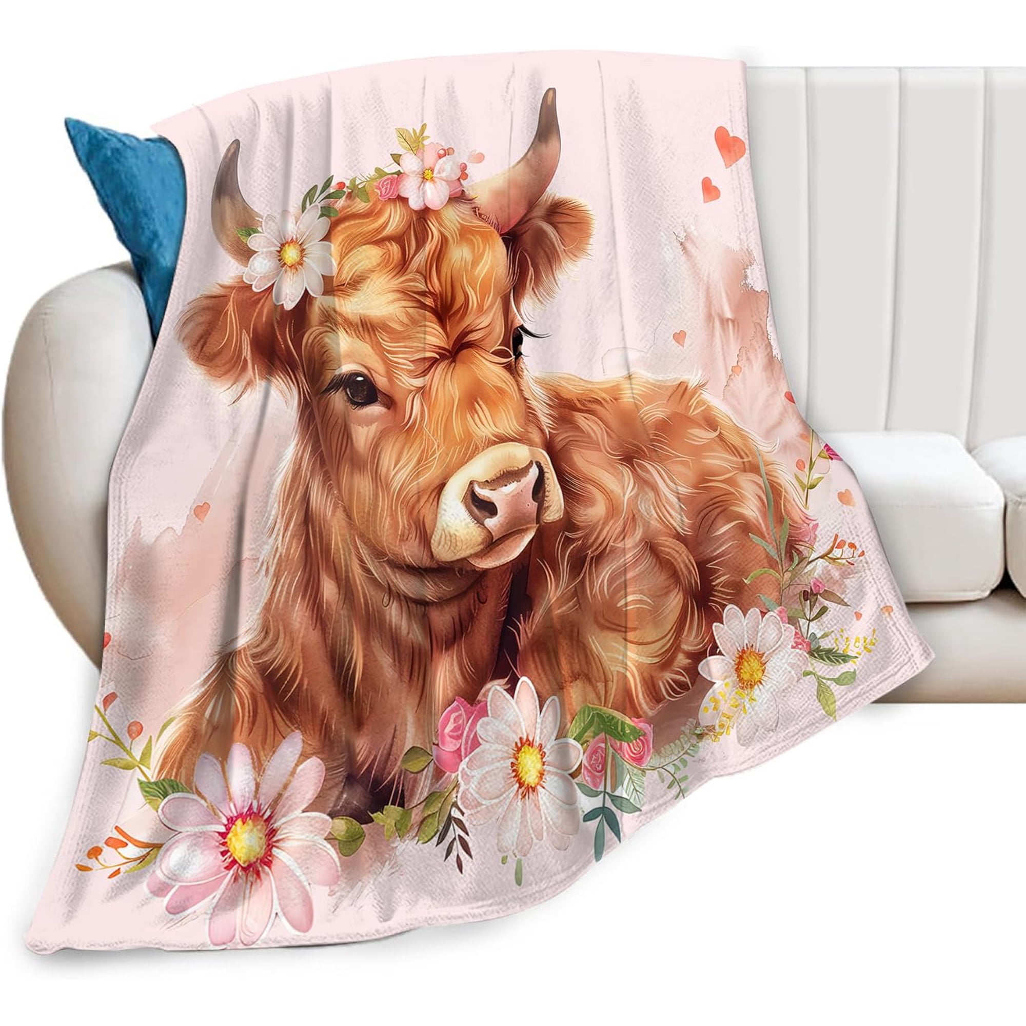 Click here for Mejfjsdjjkkk Highland Cow Blanket Cute Cow Throw B... prices