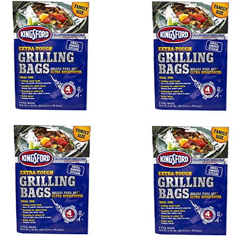 Kingsford Extra Tough Aluminum Grill Bags, for Locking in Flavors ...