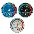 Mini Round Pointer -30℃-50℃ Temperature Meter 20%-100% Hygrometer ...
