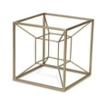 Metal Tesseract Shaped Table Decor - Large - Walmart.com