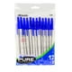 BAZIC Ballpoint Pen Pure Blue Color Stick Pens, 1.0 mm, (12/Pack), 1 ...