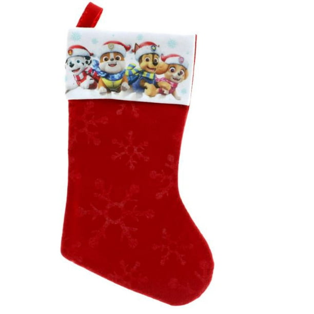 Paw Patrol Snow Embossed Felt Christmas Stocking 17 Inch - Walmart.com