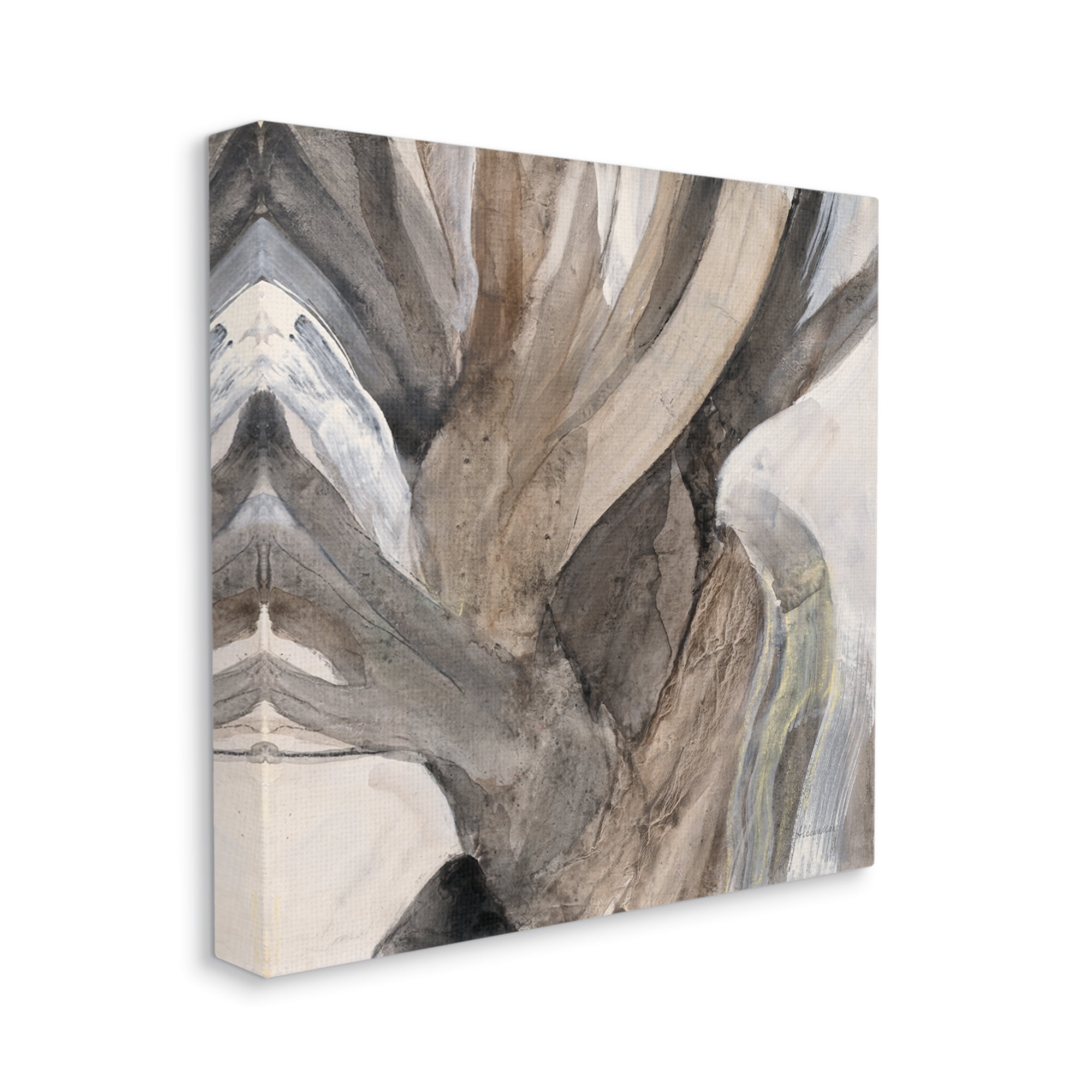 Stupell Industries Twisted Driftwood Abstract Tree Bark Brown Neutral ...