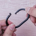 100pcs Multipurpose Shower Curtain Hooks Slip Design For Bathroom ...
