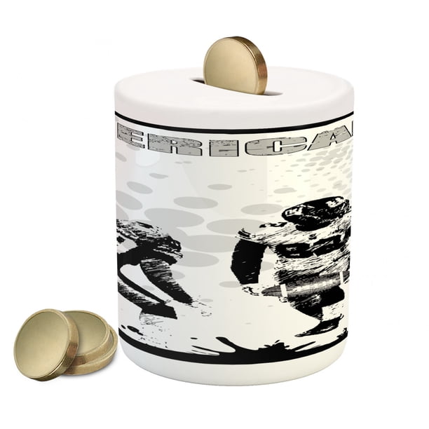 Ceramic Football Bank