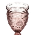 The Pioneer Woman Adeline 12-Ounce Footed Glass Goblets, Set of 4, Plum ...