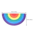 BESTYASH 1Pc Semi Circular Decorative Polyester Banner with Two ...
