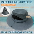 Beach Fishing Hat, Unisex Wide Brim UPF 50+ Sun Protection Breathable ...