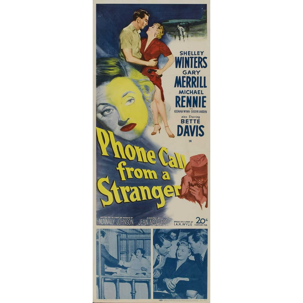 Phone Call From a Stranger - movie POSTER (Insert Style A) (14" x 36 ...