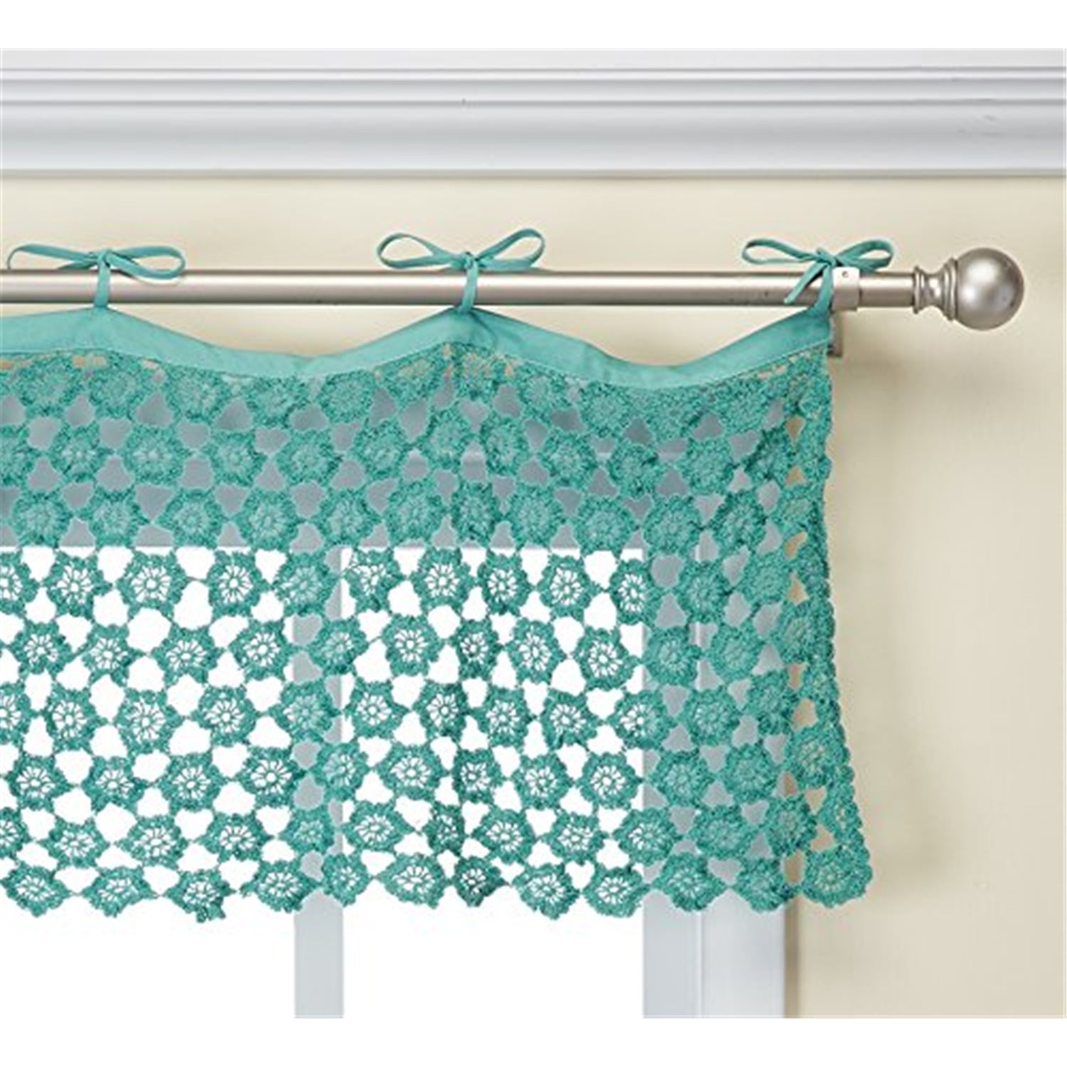 Heritage Lace Crochet Envy 45'' Window Valance - Walmart.com
