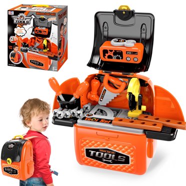 Step2 Deluxe Workshop Plastic Kid Tool Bench 50 piece Playset - Walmart.com
